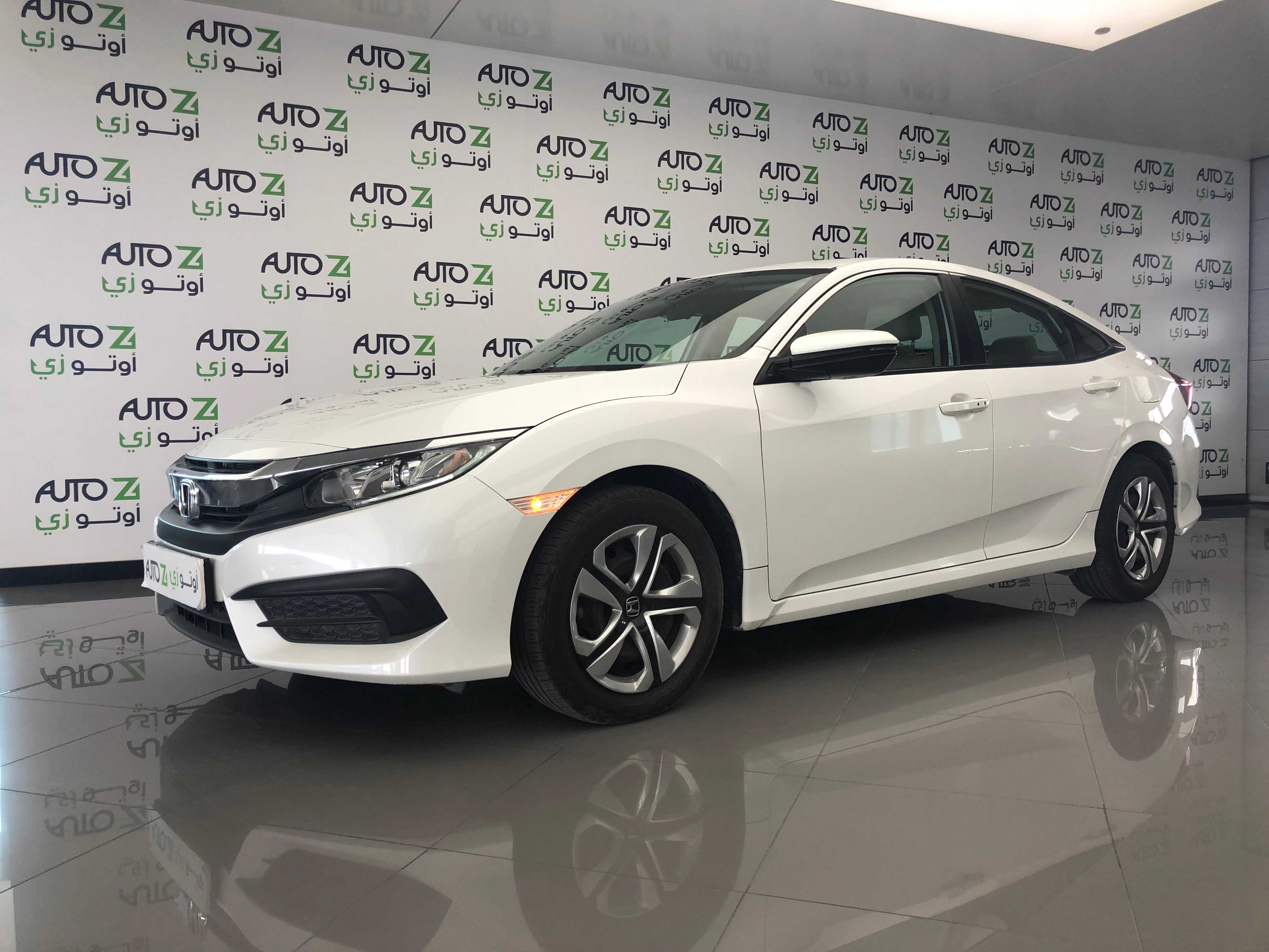 Honda Civic 2016 White • | Autoz Qatar