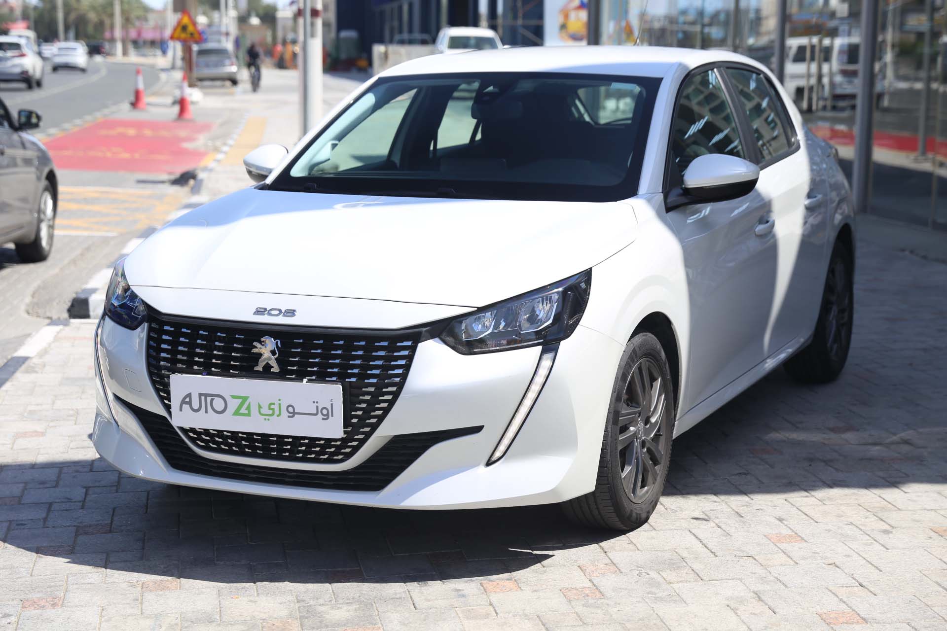 Peugeot 208 2022---White-1 • | Autoz Qatar