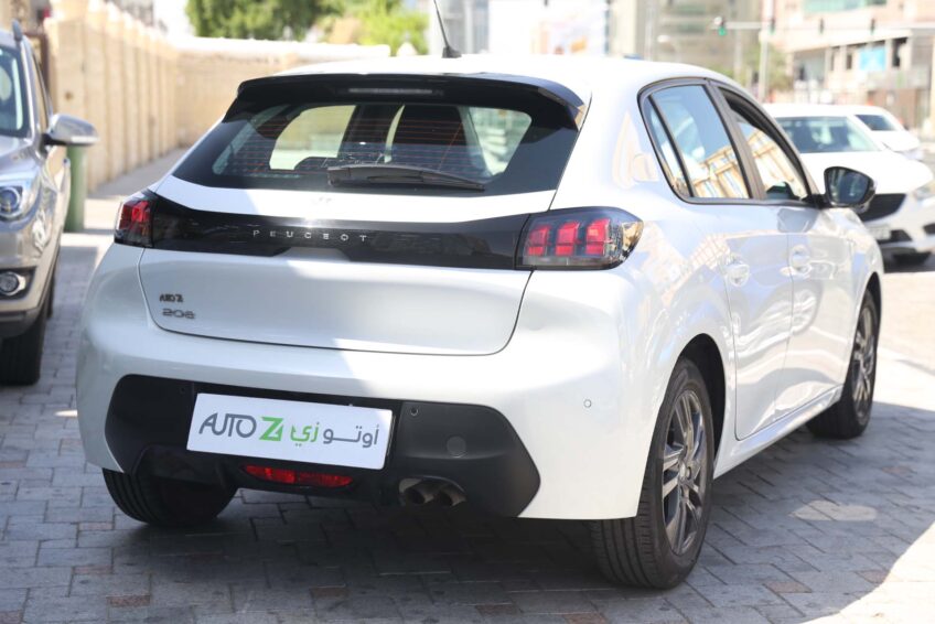 Peugeot 208 2022---White-1 • | Autoz Qatar